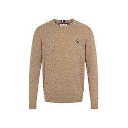 U.S. Polo Assn. Pullover 'UMKetil' Herren Gr&ouml;&szlig;e XL beige / schwarz