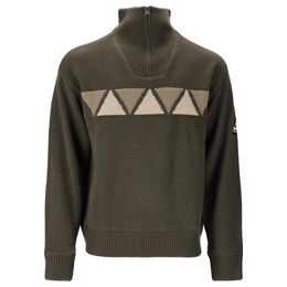 SOS Pullover 'Aboda' Herren Größe XL khaki / oliv / schwarz