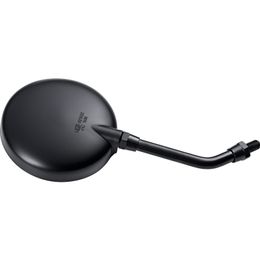 Hashiru Lenkerspiegel M10x1,25R ST07 Ø112mm kurz schwarz - Motorradteile - Spiegel -