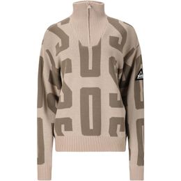 SOS Pullover 'Verbier' Herren Gr&ouml;&szlig;e S beige / gr&uuml;n
