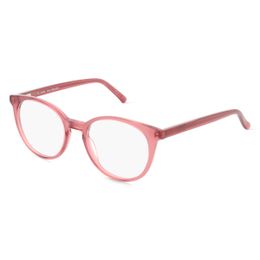 Fielmann ABC 094 FLEX CL NICOLA Brille Damen | Fassung: Vollrand, Panto, Pink Milchig