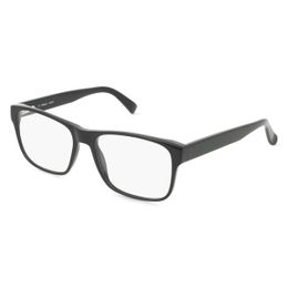 Fielmann LN 056 FLEX CL MARIO Brille Herren | Fassung: Vollrand, Quadratisch, Schwarz Glänzend