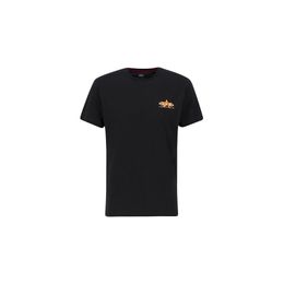Alpha Industries T-Shirt Herren Größe M orange / schwarz / weiß