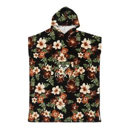 Badeponcho Roxy "Stay Magical Printed", almond tropical feels, 100% Baumwolle, Hausmäntel