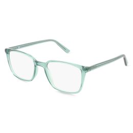 Fielmann JIL 035 CL RON Brille Herren | Fassung: Vollrand, Quadratisch, Grün Transparent