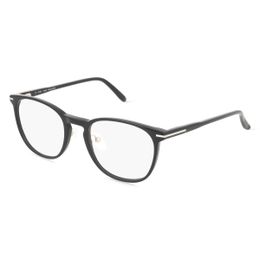 Fielmann LN 068 FLEX CL FINN Brille Herren | Fassung: Vollrand, Panto, Schwarz Glänzend