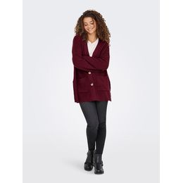 Only Cardigan in Bordeaux - 22% | Größe L | Damen-pullover-cardigans