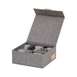 STORE IT! STORE IT Uhrenbox ''Premium'' in Grau - (B)16,5 x (H)7 x (T)16,5 cm - 21% | Kisten-koerbe
