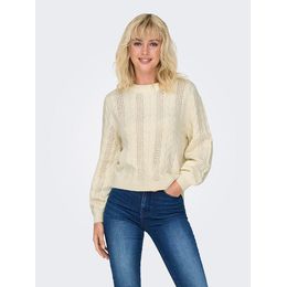 Only Pullover in Creme - 60% | Gr&ouml;&szlig;e L | Damen-pullover-cardigans