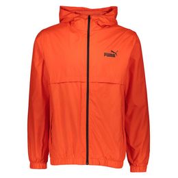 Puma Windbreaker "Essentials" in Rot - 60% | Größe M | Herren-outdoorjacken