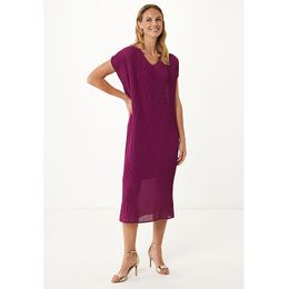 Mexx Plisseekleid in Lila - 58% | Größe 46 | Damen-kleider