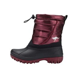 Kangaroos Kinder Winterboots "K-BEN", Gr. 28schwarzberry, metallic, Synthetik, Textil, Schuhe, Snowboots, Winterboots, Winterschuhe, wasserabweisend