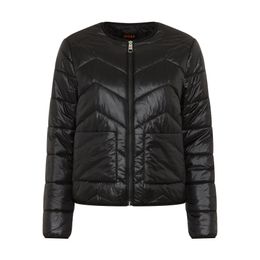 Steppjacke BOSS Orange "Palatti Premium Damenmode", Damen, Gr. 36, schwarz 001, Web, Obermaterial: 100% Polyester, unifarben, eingefasste Kante, Jacken, mit Chevron-Steppung
