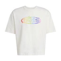 adidas originals T-Shirt 'Adidas x Jeremy Scott' Damen Größe XS hellblau / lila / rot / weiß