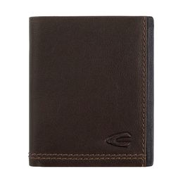 Camel Active Leder-Geldbörse "Osaka" in Dunkelbraun - (B)9,5 x (H)11 x (T)2 cm - 46% | Herren-portemonnaies-etuis