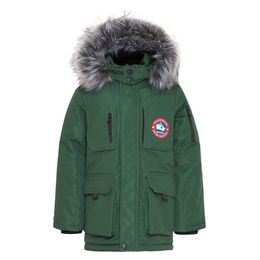 HULABALU Winterparka "Nordic" in Grün - 47% | Größe 122/128 | Kinderjacken