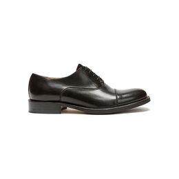 British Passport Leder-Schnürschuhe in Schwarz - 58% | Größe 39 | Damen-schnuerschuhe