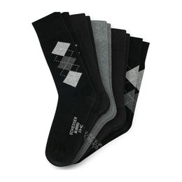 Schiesser Socks 'Bluebird' male Grey, Black size 39-42