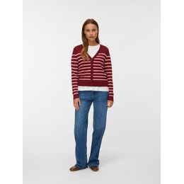 Only Cardigan in Bordeaux/ Rosa - 55% | Größe XS | Damen-pullover-cardigans