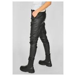 Lederhose Maze "4202138", Damen, Gr. M, US-Größen, schwarz, Obermaterial: 100% Leder, Hosen