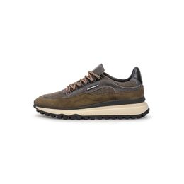 Floris van Bommel Sneaker 'De Gripper 03' Herren Gr&ouml;&szlig;e 41 braunmeliert / dunkelgrau / dunkelgr&uuml;n