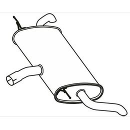 VEGAZ Endschalldämpfer für FORD 2117457 FS-777