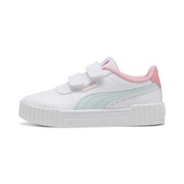 Puma Sneaker 'Carina 3.0' Jungen Gr&ouml;&szlig;e 32.5 mint / rosa / wei&szlig;