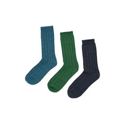 Seasalt Cornwall Socken 'Bloomin ' Herren Größe 41/46 hellblau / dunkelblau / grün