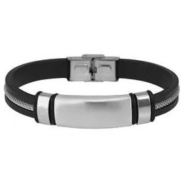 Adelia&acute;s Edelstahlarmband ADELIA ́S "Herren Armband aus Edelstahl 21 cm", silber, Armb&auml;nder, Herren, 21, Edelstahl, Edelstahlarmband