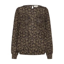 Kaffe Bluse Damen Größe XS grün / schwarz