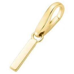 Charm Buchstabe "Buchstabe I, Silber 925", gold, Giorgio Martello MILANO, Charms, Damen, Silber 925 (Sterlingsilber)
