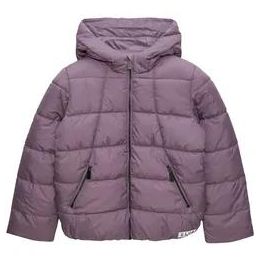 Steppjacke s.Oliver JUNIOR, Mädchen, Gr. XL (170/176), lila, Steppware, Obermaterial: 100% Polyester, unifarben, regular fit taillenbedeckt, ohne Ausschnitt, Bündchen, Jacken, mit Kapuze