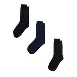 K by KARL LAGERFELD Karl Lagerfeld Socks male Blue, Black size 39-40
