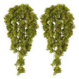 Kunstranke Creativ green "Hänger Moos", grün, H:36cm, Kunststoff, Kunstpflanzen, mit je 5 Ranken