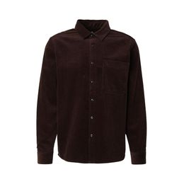 Volcom Button Up Shirt 'FOSTERED' male Brown size S