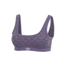adidas originals BH Damen Größe 100 violettblau / weiß