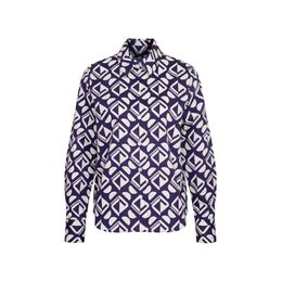 Seidensticker Bluse 'The Statet Prints' Damen Gr&ouml;&szlig;e 4XL blau / wei&szlig;