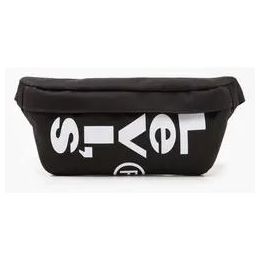 Levi's Bauchtasche LEVI'S "Small Banana Sling - Wordmark", Damen, Gr. B/H/T: 25,5cm x 10cm x 5,5cm, schwarz, Web, Polyester, Taschen, mit Logo Schriftzug