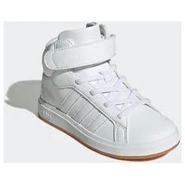 Sneaker Adidas SPORTSWEAR "GRAND COURT MID K", Gr. 30, ftwwht, ftwwht, greone, Synthetik, Schuhe