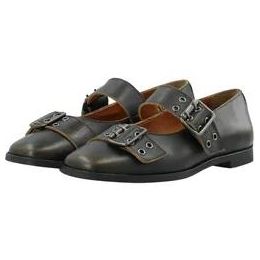 Ca'Shott Ballerina CA'SHOTT "Ca'Shott Ballet flats CASDIANA", Damen, Gr. 41, Normalschaft, distressed braun, Obermaterial: 100% Leder, Schuhe