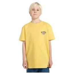 T-Shirt Billabong "Origin", Kinder, Gr. M, gelb (misted gelb), 100% Baumwolle, Kurzarm, Shirts
