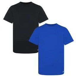 T-Shirt Nike SPORTSWEAR "NHB BOYS 2PK CREW UNDERSHIRT", Kinder, Gr. L146152158, game royal, Jersey, Obermaterial: 60% Baumwolle, 40% Polyester, Sportlich, Rundhals, Shirts, für Kinder