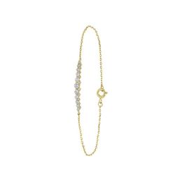 Lucardi Armband Damen Größe 19 gold