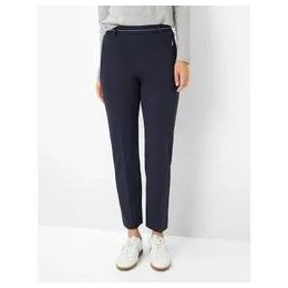 Boyfriend-Hose RAPHAELA BY Brax "Style CILLY", Damen, Gr. 44, Normalgrößen, blau (navy), 63% Viskose, 33% Polyamid, 4% Elasthan, Hosen