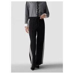 Jerseyhose Lecomte "Hose", Damen, Gr. 46, Normalgrößen, schwarz, 55%Viskose 37%Polyamid 8%Elastanfasern;nicht trocknergeeignet, unifarben, weit, Hosen