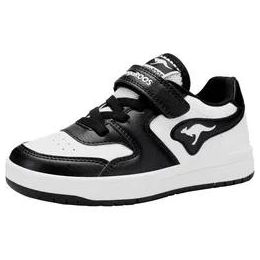 Sneaker Kangaroos "K-CP Fair EV", Gr. 28, schwarz-weiß (jet schwarz, weiß), Synthetik, Schuhe
