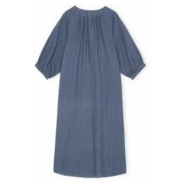 Shirtkleid MOSHI MOSHI MIND "moshi moshi mind Shirt dress may", Damen, Gr. S/M, blau (sea blau), Obermaterial: 55% Leinen, 45% Viskose, Kleider