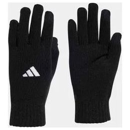 Trainingshandschuhe Adidas PERFORMANCE "TIRO L GLOVES", Herren, Gr. S, schwarz-weiß (schwarz, weiß), Obermaterial: 97% Polyacryl, 2% Polyester, 1% Elasthan, sportlich, Handschuhe