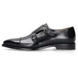 Slipper Henry Stevens "Liam CDM", Herren, Gr. 44, schwarz, Newcastle, Schuhe, Herren Halbschuh Leder handgefertigt, Anzugschuh