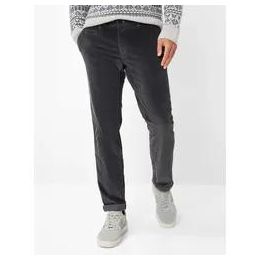 Chinohose Brax "Style FABIO", Herren, Gr. 38, Länge 30, dunkelgrau, Web, 98% Baumwolle, 2% Elasthan, Hosen
